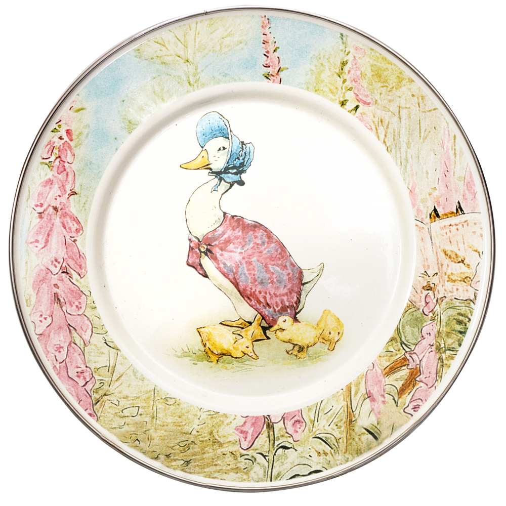 Jemima Puddle Duck Enamelware Children's Plate | Product sku J-122149