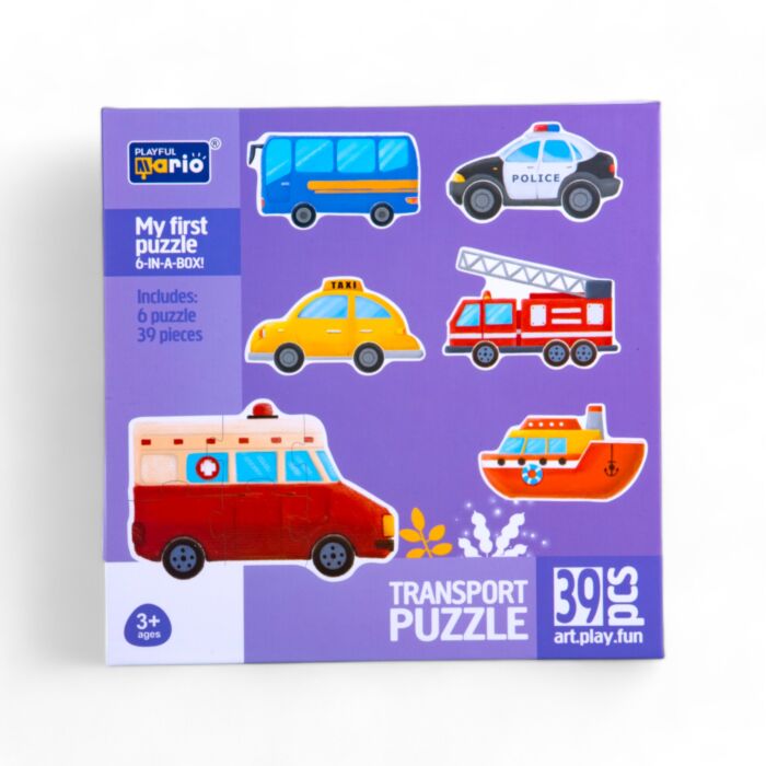 Transport Jigsaw Puzzle for Kids 39pcs.