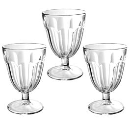 Luminarc Roman Mini Milkshake and Dessert Glasses Set of 3