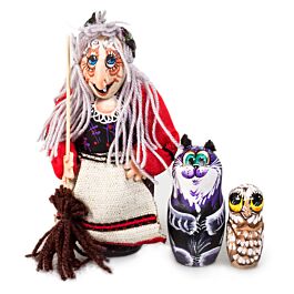 Baba Yaga Nesting Doll