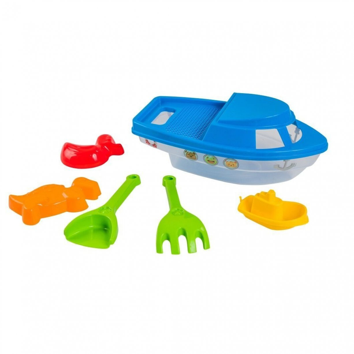 Boat Beach Sand Toys Set 7pcs. | Product sku G-204837