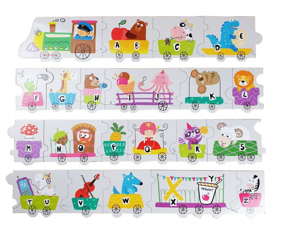 English Alphabet Train Puzzle | Product sku G-194491