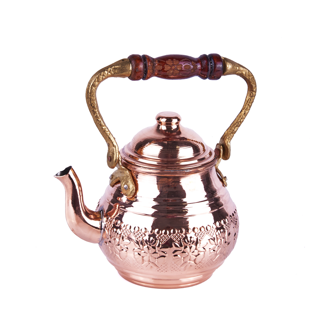 Nostalgia Copper Tea Pot with Hand Chaining (small) | Product sku J-221348
